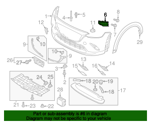 2017-2021 Mazda CX-3 OEM NEW 2017-19 Mazda CX3 Side Retainer Front ...