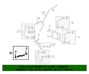 25420-S8500 - Automatic Transmission Oil Cooler Hose 2020-2024 Hyundai ...