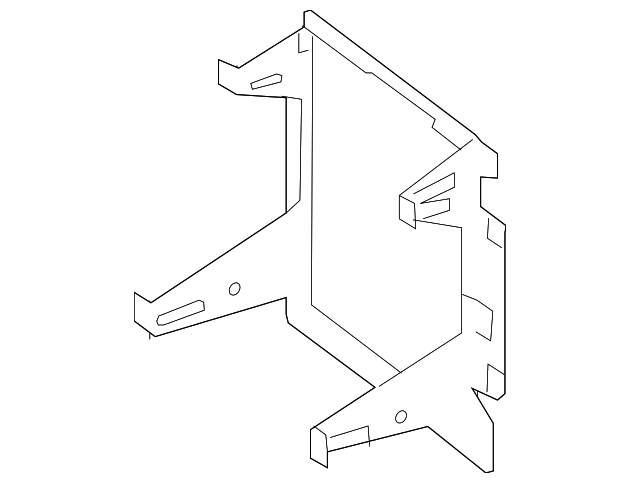 222-640-35-00 - Seat Support Lower Bracket 2015-2020 Mercedes-Benz ...