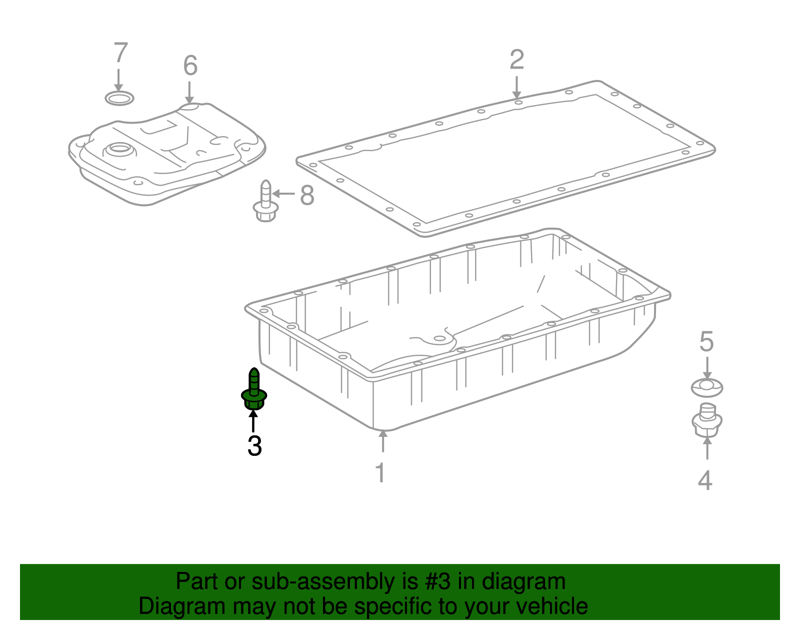 OEM 1996-2024 Toyota Trans Pan Bolt Part # 90080-11496 | Modern Toyota ...