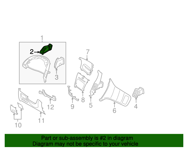 97480-A7000WK - Vent Grille 2014-2016 Kia | Kia.Parts Store