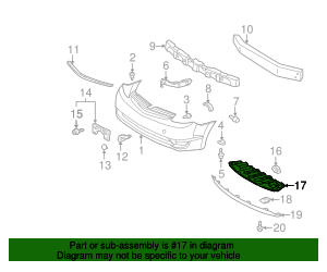 2006-2009 Toyota Prius Radiator Support Splash Shield 51447-47010 ...