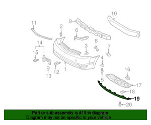 76851-47010 - Spoiler 2006-2009 Toyota Prius | AutoNationParts.com