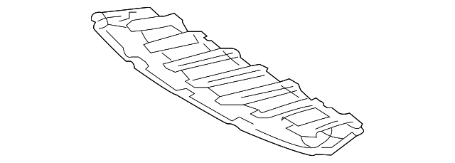 2006-2009 Toyota Prius Radiator Support Splash Shield 51447-47010 ...