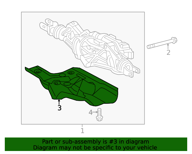 2019-2023 Audi Rack And Pinion Heat Shield 4M0-501-715 | Audi USA Parts