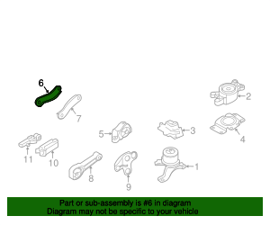 30671219 - Engine Mount Bracket 2007-2018 Volvo | AutoNationParts.com