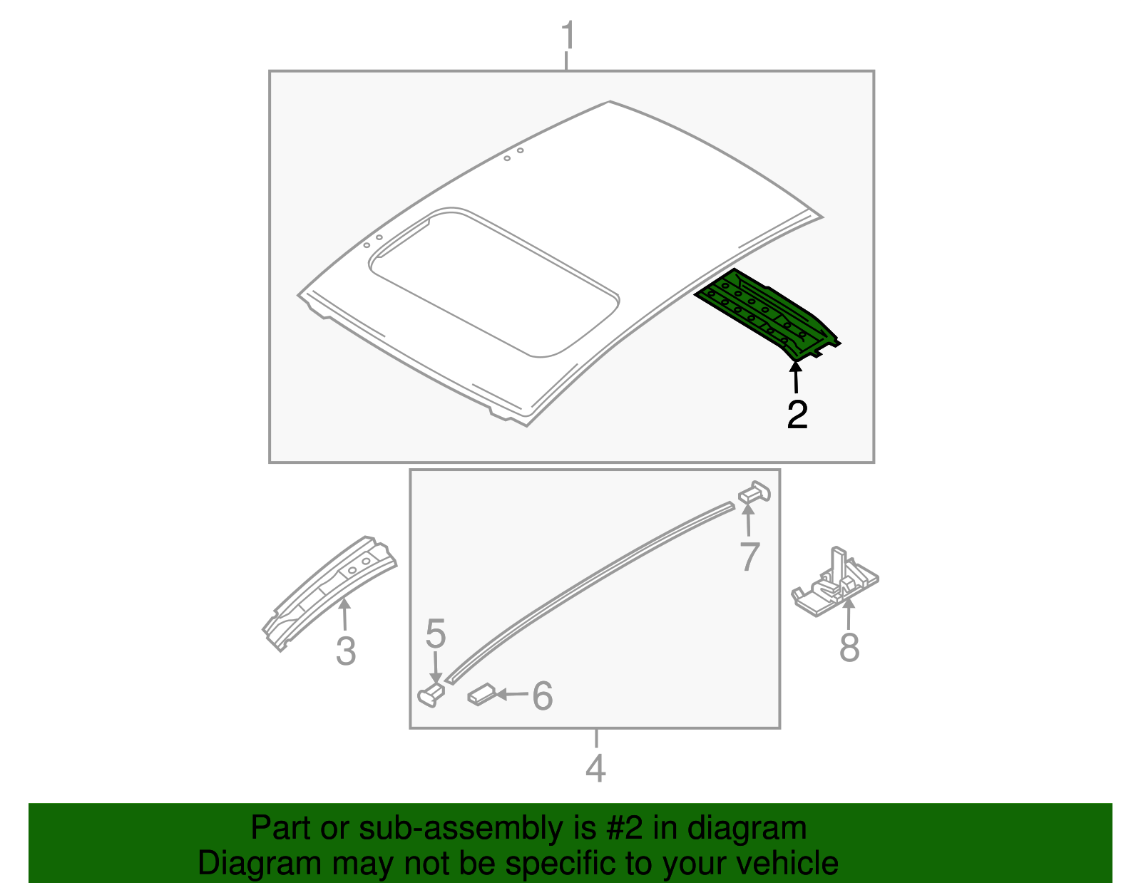 GJ6A-70-662 - 2006-2007 Mazda 6 - Rear Header | Mazda Part Direct