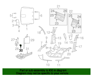2006-2007 Dodge Ram 1500 Screw 6036443aa | TascaParts.com