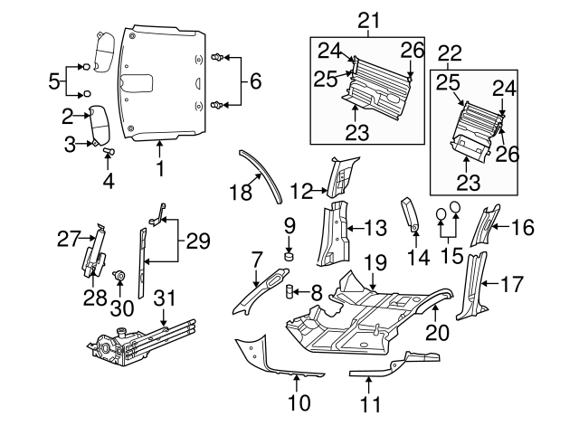 2006-2007 Dodge Ram 1500 Screw 6036443aa | TascaParts.com