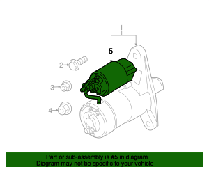 2015-2019 Nissan Starter Solenoid 23343-EE00E | Nissan RVA