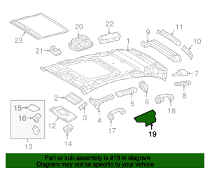 253-815-22-31 - Grip Handle Bracket 2017-2020 Mercedes-Benz | Mercedes ...