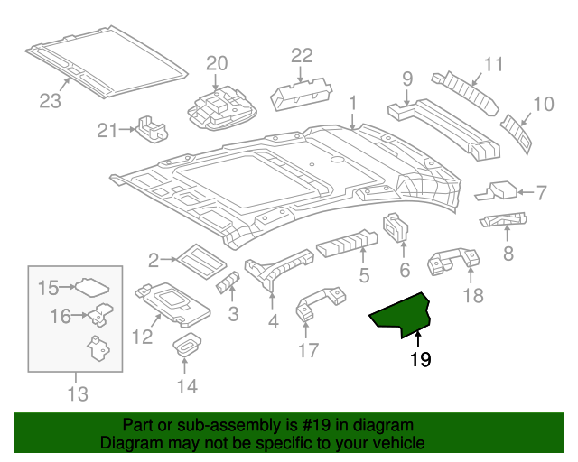 253-815-25-31 - Grip Handle Bracket 2017-2022 Mercedes-Benz | Mercedes ...