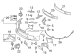 2014-2016 Lexus Bumper Bracket 52135-53020 | OEM Parts Online