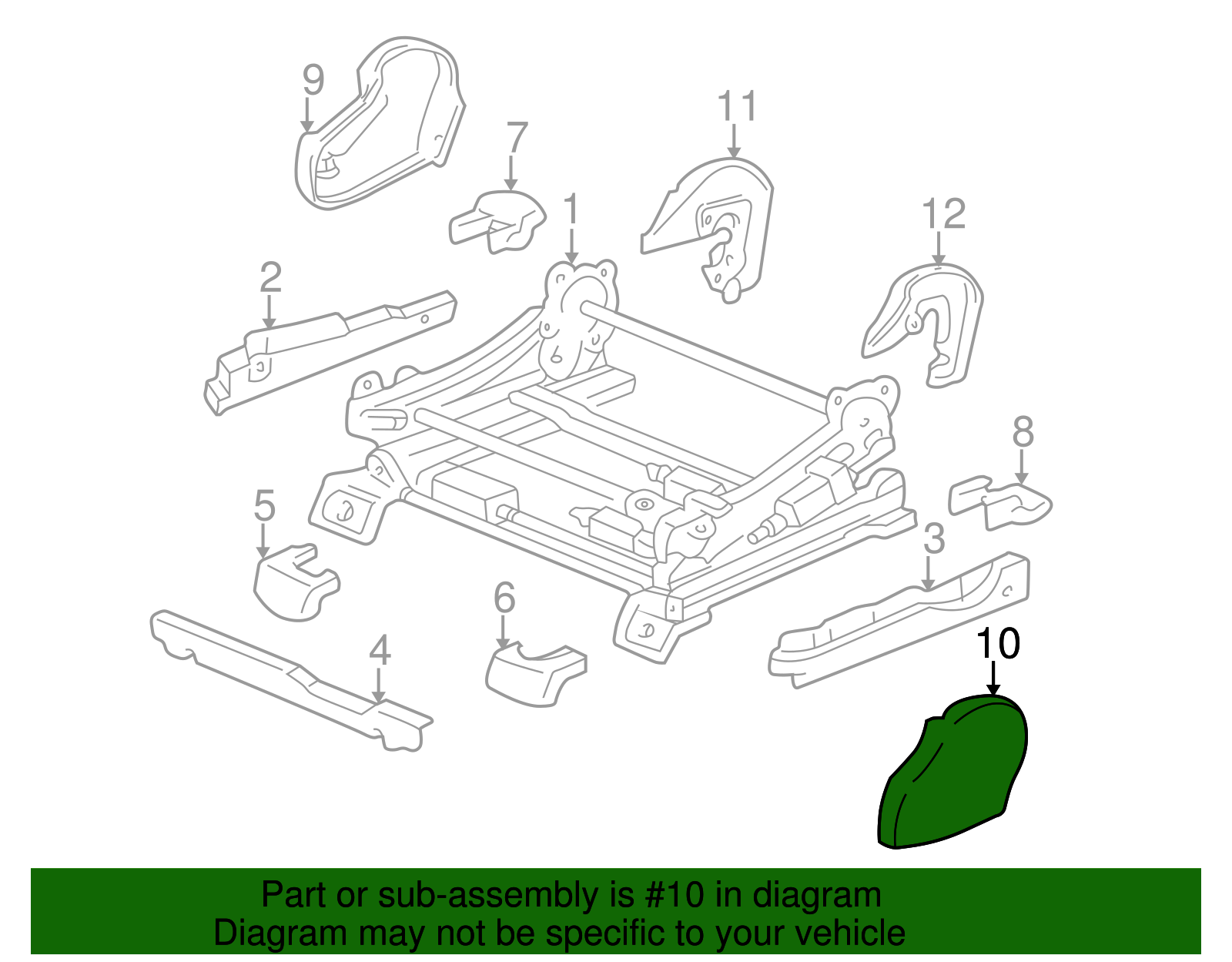 71812-0C030-B0 - Seat Trim Panel 2001-2004 Toyota Sequoia | AutoNation ...