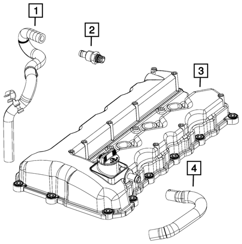 Crankcase Ventilation for 2016 Fiat 500X | Mopar Parts