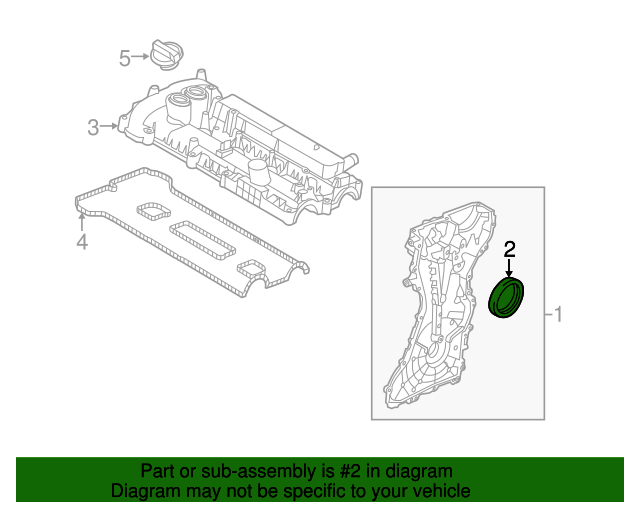 2012-2017 Land Rover Seal LR083938 | Express Land Rover Parts