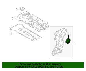 Genuine OEM Rear Main Seal Retainer Part# LR162092 Fits 2012-2017 Land ...