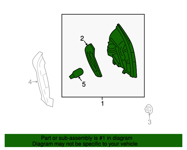 207906370064 - Rear Lamp Combination Mercedes-Benz USA Parts
