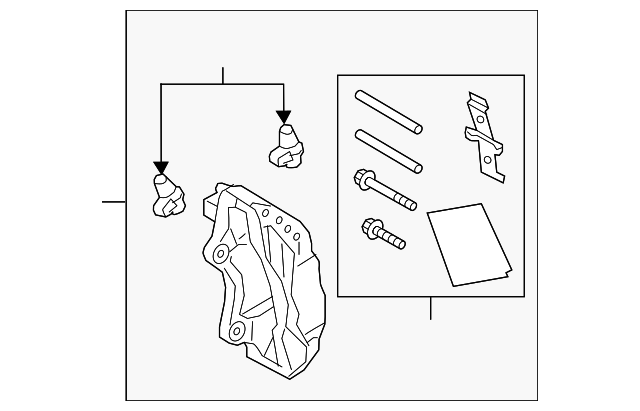 Genuine OEM Caliper Assembly Part# LR138723 Fits 2018-2022 Land Rover ...