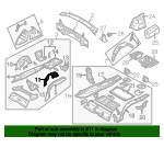41147137577 - 2006-2015 BMW Wheelhouse Brace (41-14-7-137-577) | BMW of ...