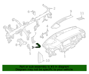 28039-6RR0A - Mount Bracket 2021-2024 Nissan Rogue | Nissan Parts ...