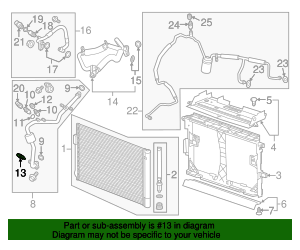 Genuine OEM Air Conditioning Refrigerant Temperature Sensor Part ...