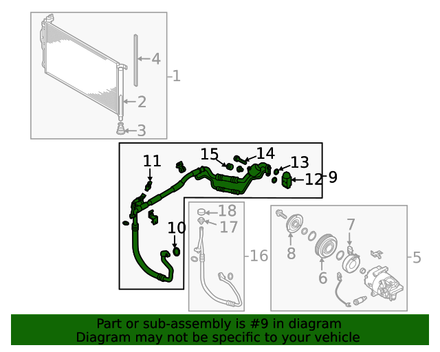 97775-M7100 - Tube Assembly 2020-2023 Kia Forte | Kia.Parts Store