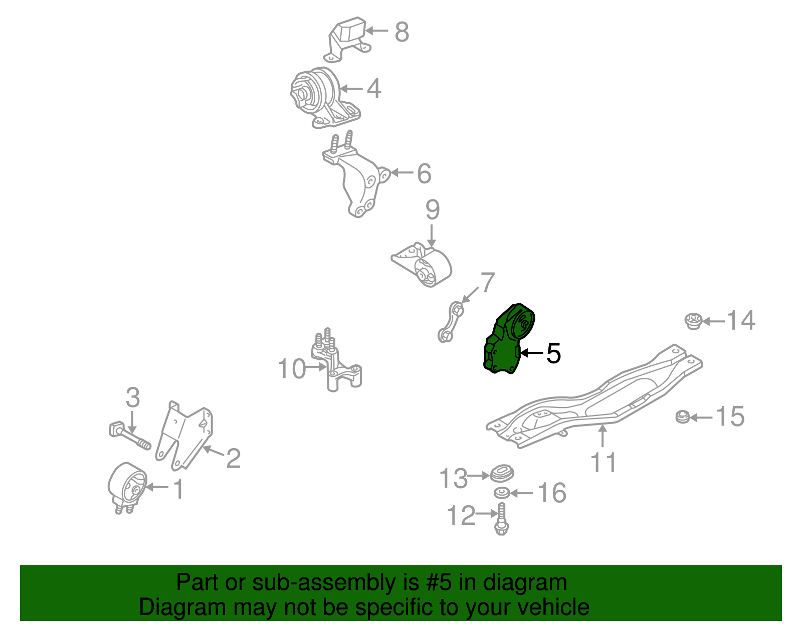0K2C0-39040A - Side Mount 2000-2004 Kia | Kia.Parts Store
