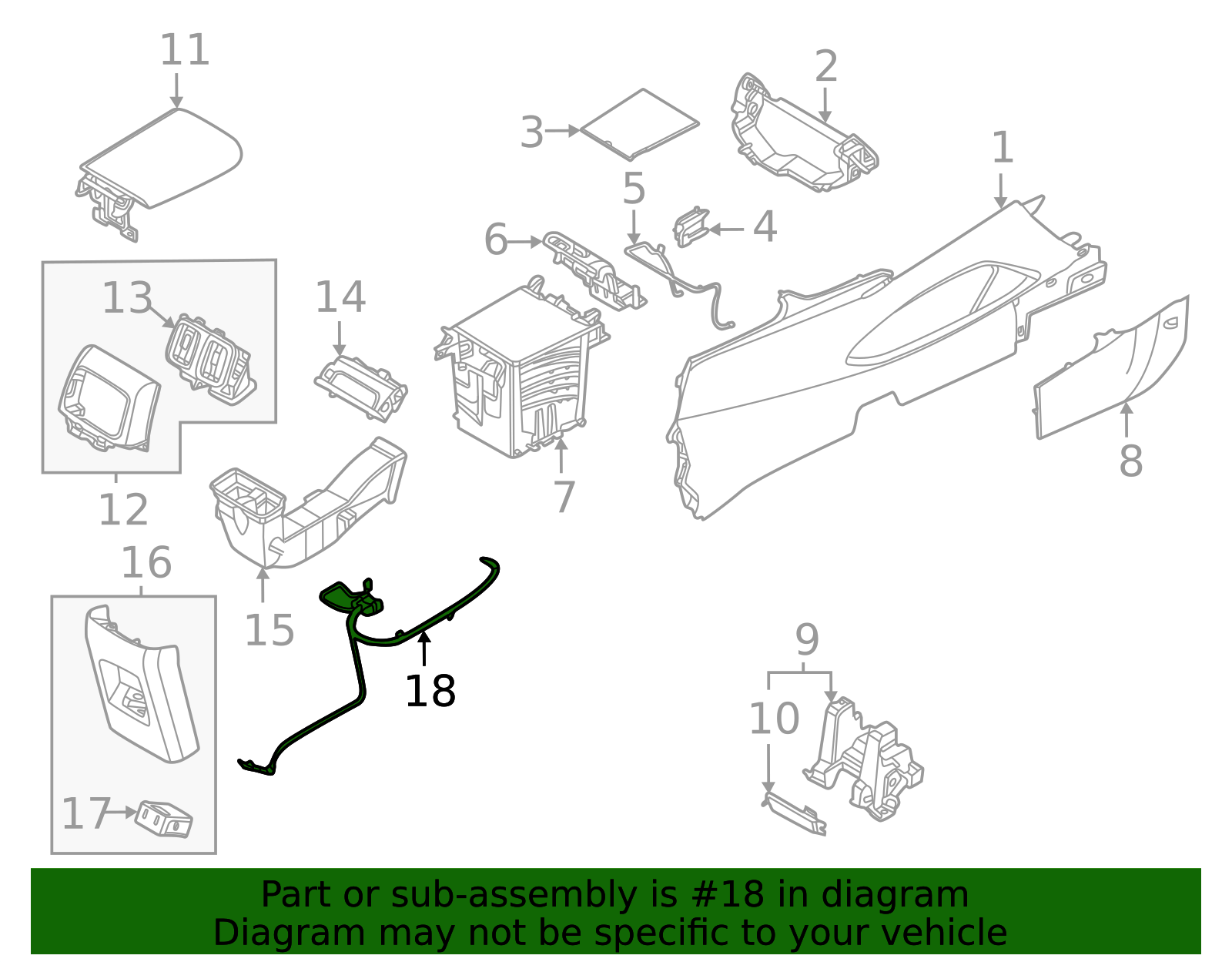 84625-N9110 - High-Quality Console Wiring Harness for 2022-2024 Hyundai ...