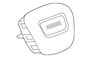 2019-2023 Chevrolet Blazer Black Steering Wheel Airbag 84898026 ...