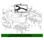 2014-2019 Chevrolet Corvette Front Bumper Fascia Center Support ...