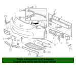 2014-2019 Chevrolet Corvette Front Bumper Fascia Outer Bracket 23433556 ...