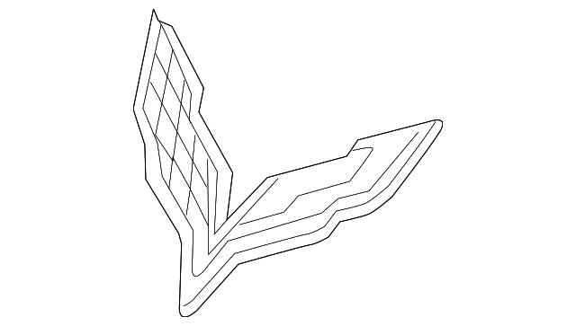 2014-2019 Chevrolet Corvette Emblem 84658777 GM | GMPartsDirect.com