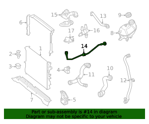 238-501-94-00-64 - Bleed Line Mercedes-Benz USA Parts