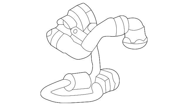 206-501-07-00 - Lower Hose 2022-2024 Mercedes-Benz | Mercedes-Benz USA ...