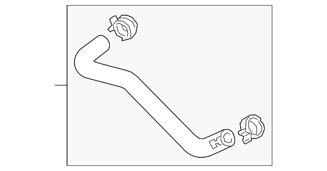 2019-2024 GM Automatic Transmission Fluid Cooler Inlet Hose 24295870 GM ...