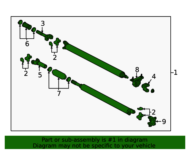 2020 GM Drive Shaft 84089597 | GMPartsDirect.com