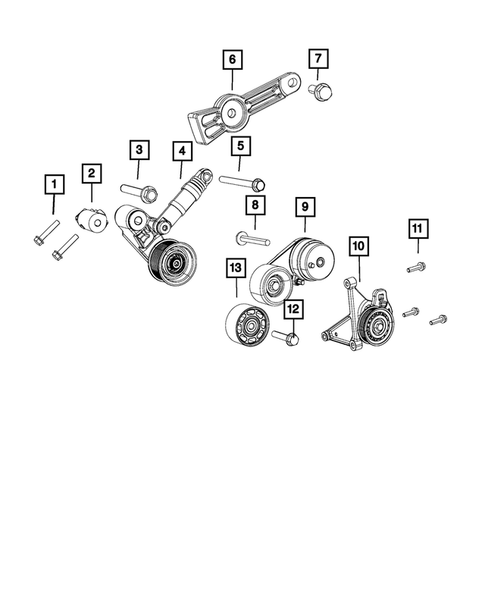 Pulleys and Related Parts for 2019 Ram 1500 | Mopar eStore