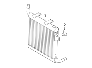 2018-2024 Land Rover Range Rover Velar Auxiliary Radiator LR181759 ...