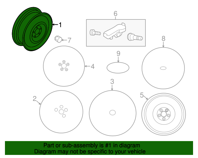 28111FJ000 - Wheel Steel - 2012-2016 Subaru Impreza | World OEM Parts ...