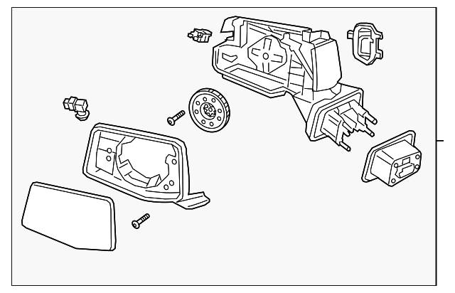 2019-2022 GM Right Mirror Without Cover (Replaces Part Number 84656346 ...