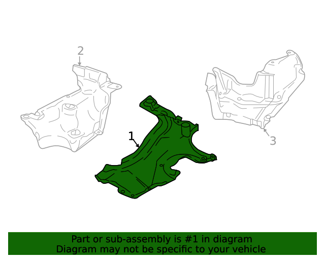 Genuine BMW 51-75-7-374-699 | Front Shield | FREE Shipping on Most ...