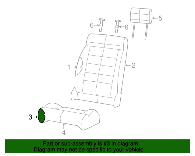 2013-2018 Jeep Seat Cushion Pad - Passenger Side (RH) 68194642AA ...