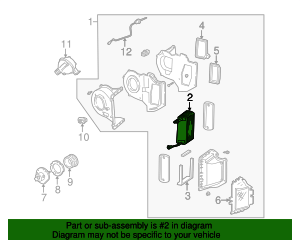 Genuine OEM Ford Part - Evaporator Core 1L5Z-19850-AA | Genuine OEM ...