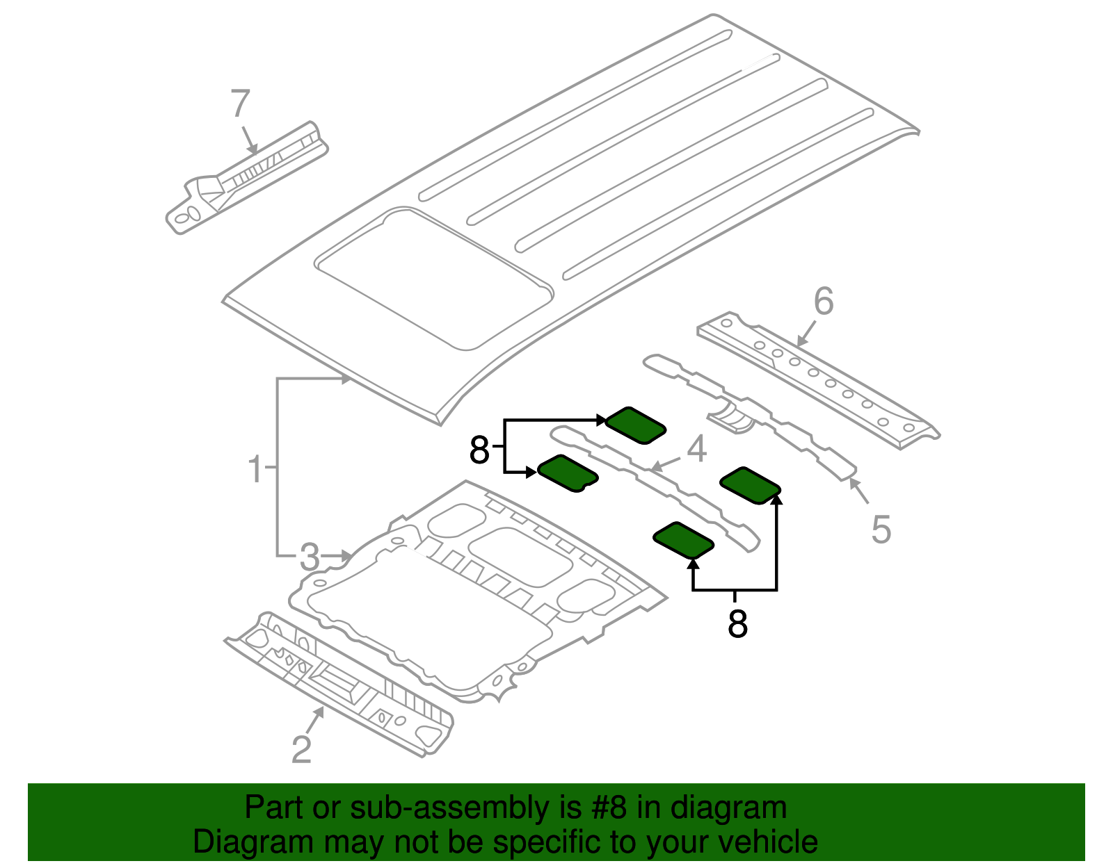 84176-1F000 - Insulator 2007-2008 Hyundai Entourage | Group 1 Auto Parts