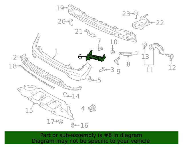 Hyundai - 86656-K4AA0 - Reinforced Bracket - 2022-2023 Hyundai Kona ...