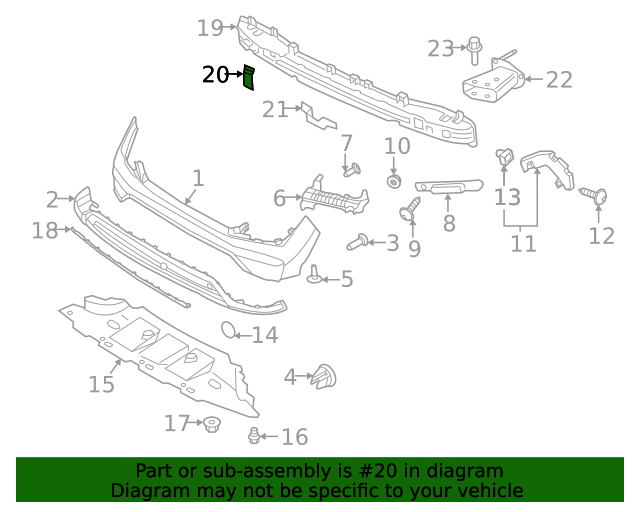 Genuine Reinforced Beam Upper Bracket for 2022-2023 Hyundai Kona ...