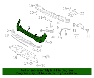 86611-K4AA0 - Bumper Cover - 2022 Hyundai | World OEM Parts Hyundai