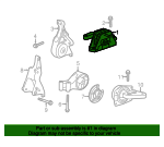 2013-2019 GM Engine Mount 23144105 GM | GMPartsDirect.com