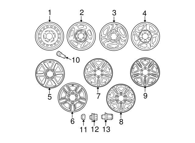 42601-AF020 - Wheel Alloy 16 Inch 2000-2007 Toyota | Longo Toyota Parts